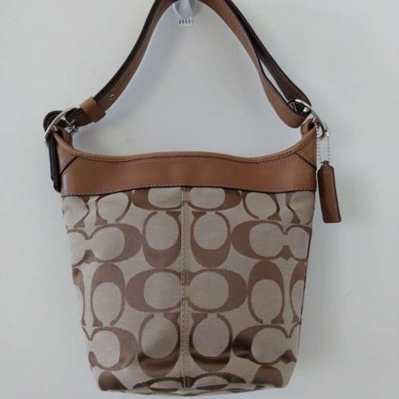 Coach | Bags | Coach Signature Bucket Style Bag | Poshmark